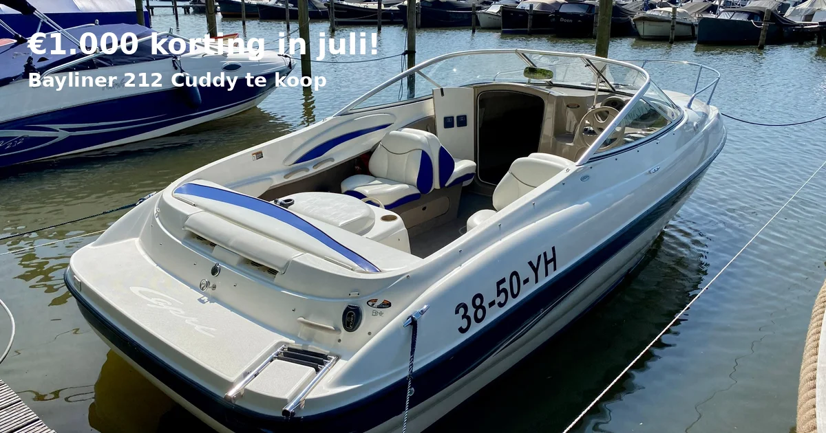 Bayliner 212 – Bayliner 212 Capri Cuddy met Mercruiser MPI